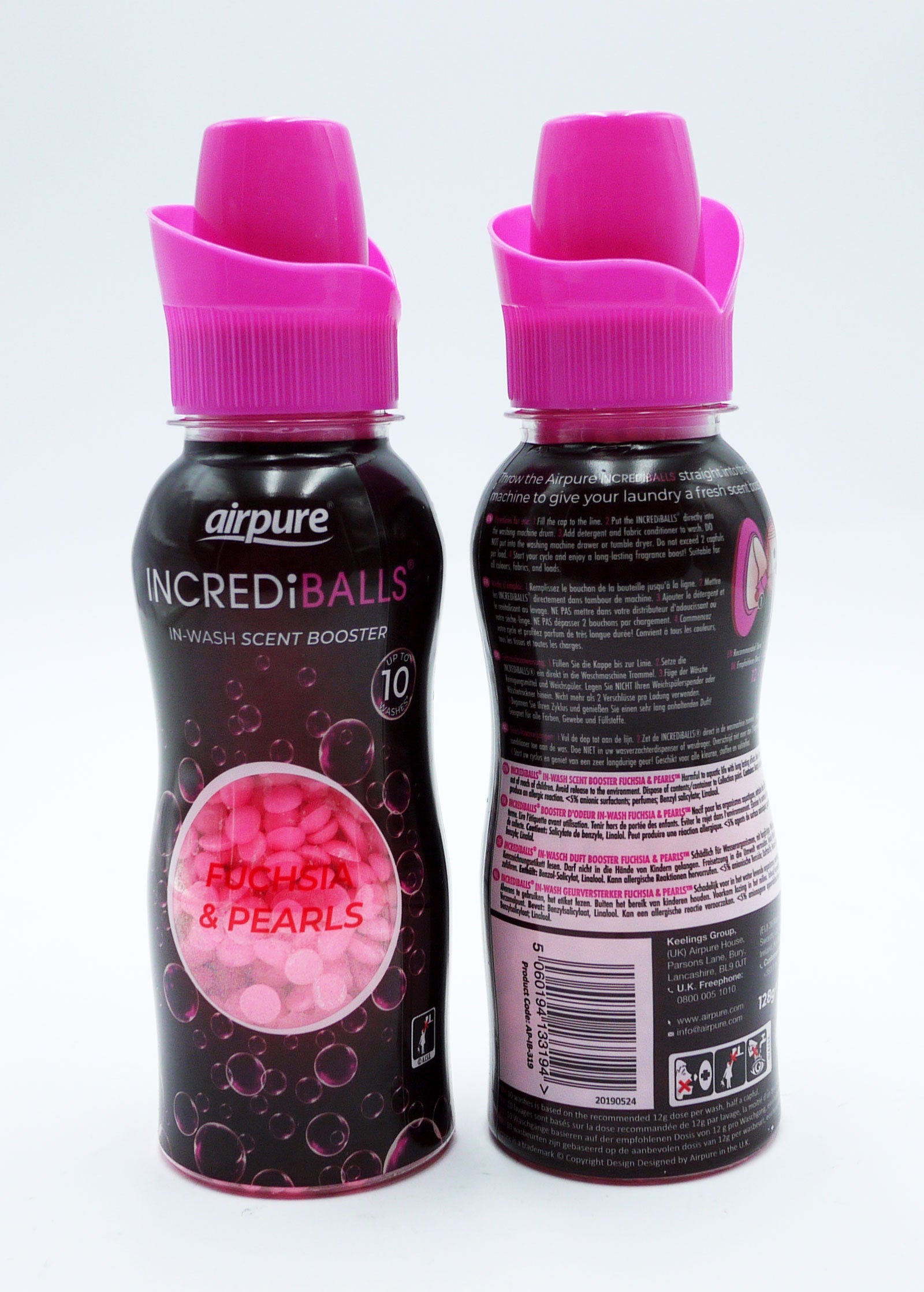 Airpure Incrediballs In Wash Scent Fuchsia & Pearl 128g 12 Pack ...